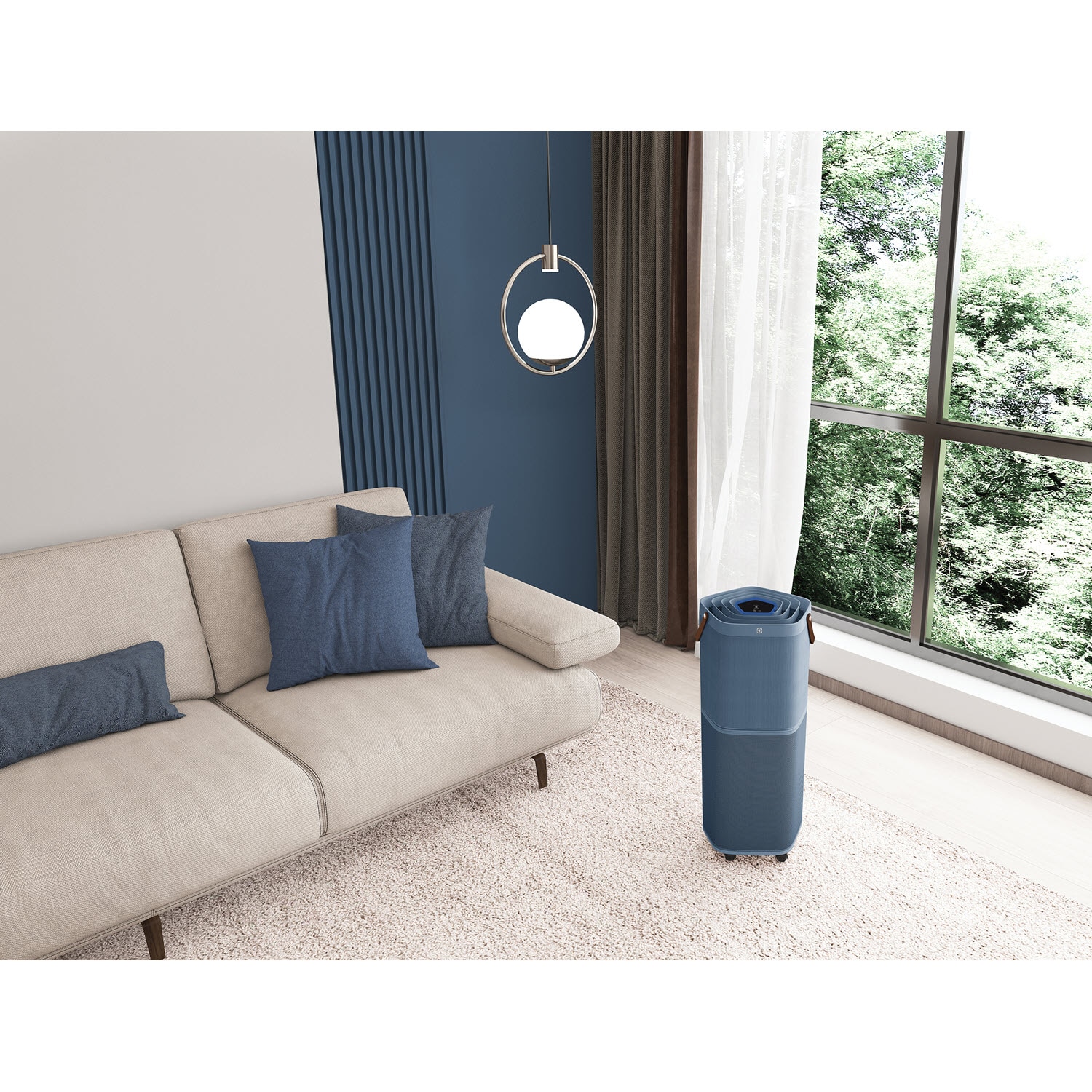 Pure A9.2 air purifier with 5 stage filter for 96m2 room coverage ...